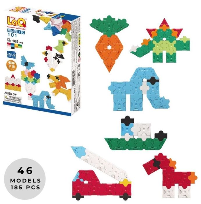 LaQ Basic 101 - 46 Models, 185 Pieces | Science First
