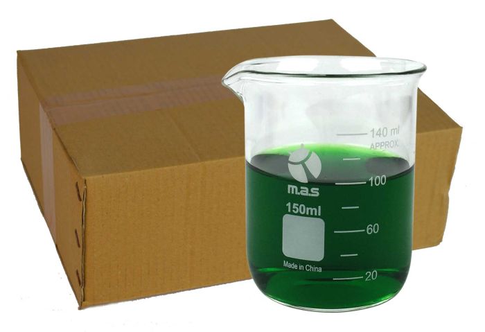 Box of 12, 150ml Glass Beakers | Science First