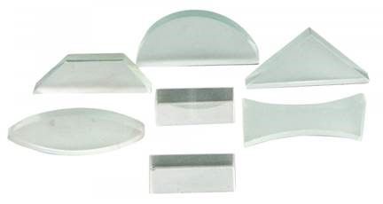 Lens & Prisms, glass, 7 Piece | Science First