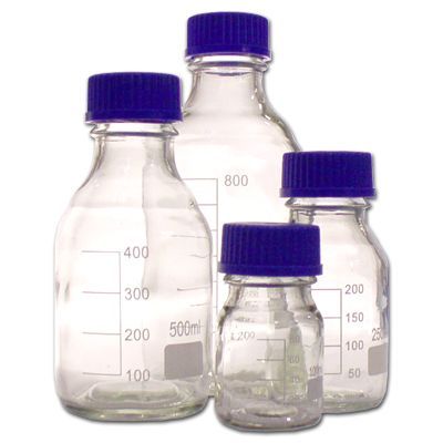 Glass Reagent Bottle, Screw Cap | Science First