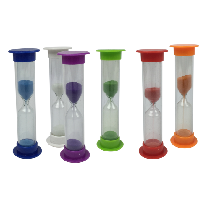 Mini Sand Timer, 5 minutes, Purple | Science First